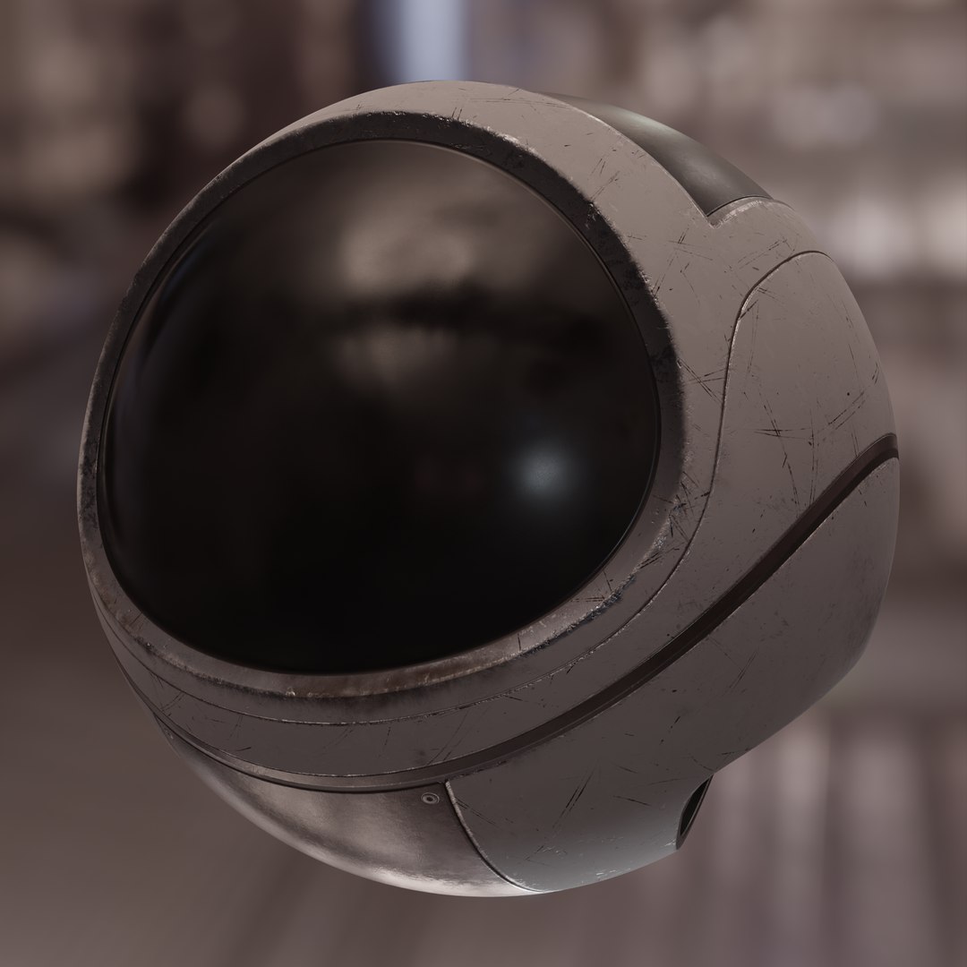 3D Sci-Fi Spherical Drone - TurboSquid 2146779