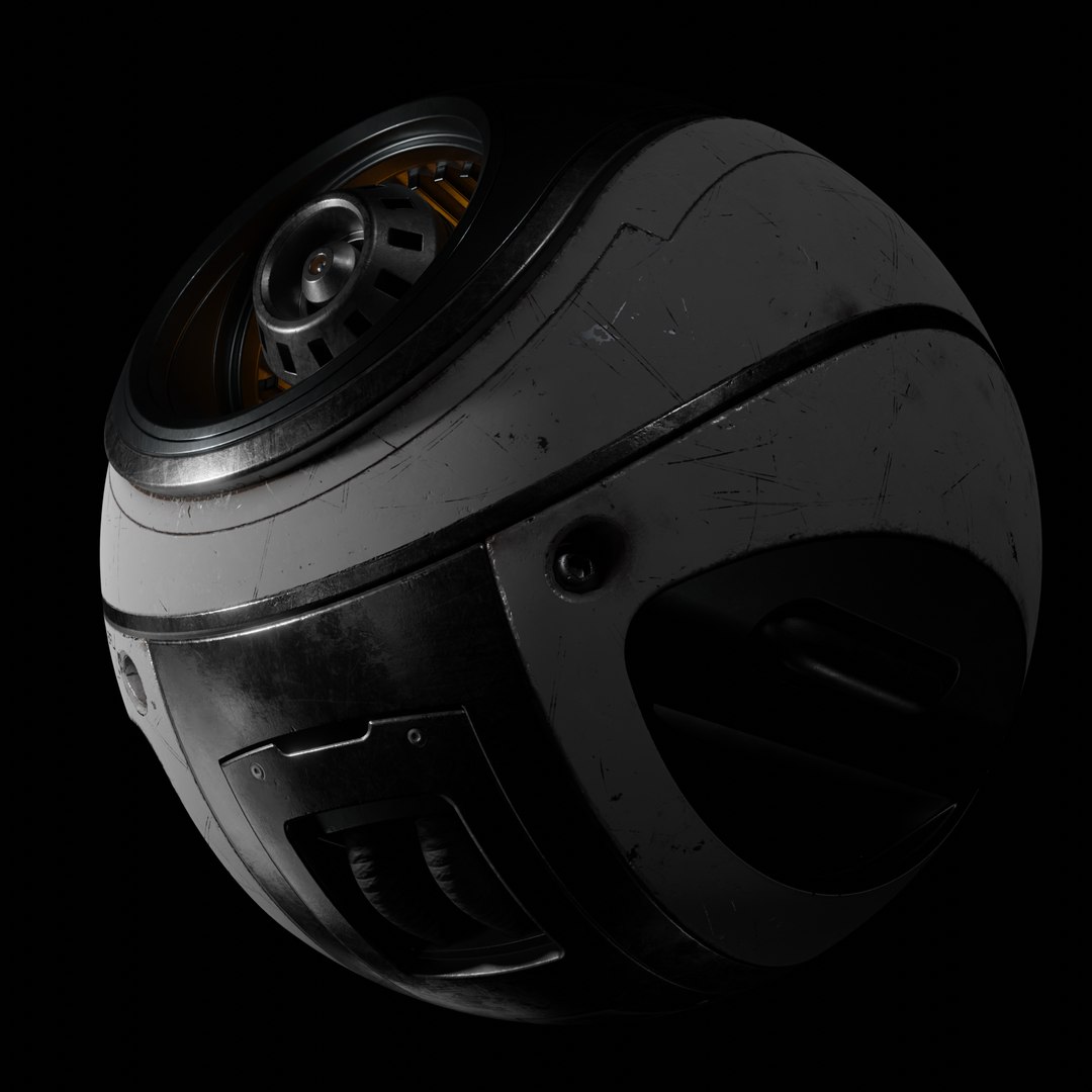 3D Sci-Fi Spherical Drone - TurboSquid 2146779