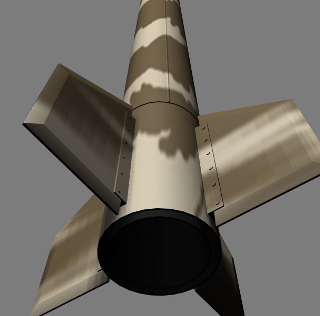 3d model of iranian artillery zelzal 2