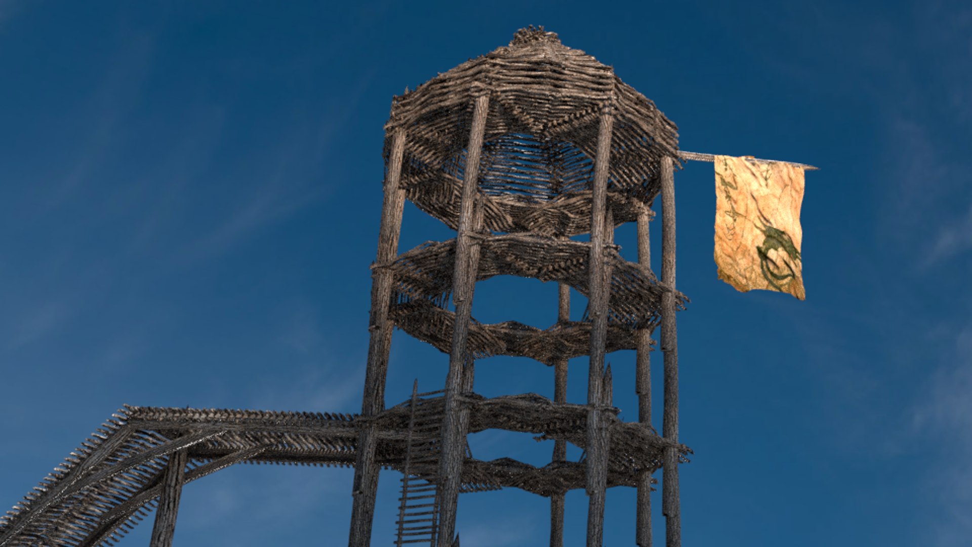 Prehistoric Settlement Neolithic Crannog 3D Model | 1144747 | TurboSquid