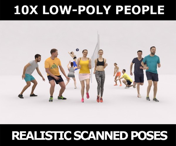 3d people sports pack
