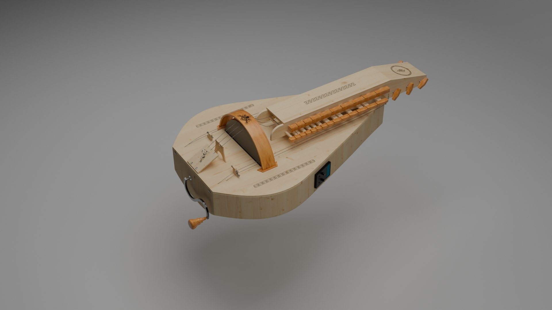 Hurdy Gurdy 3D Model - TurboSquid 2367046