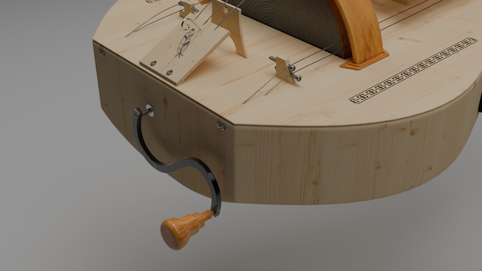 Hurdy Gurdy 3D Model - TurboSquid 2367046
