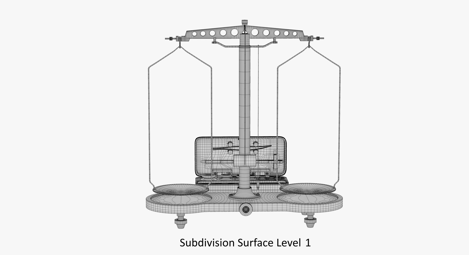 3D Mechanical Laboratory Balance - TurboSquid 1505632
