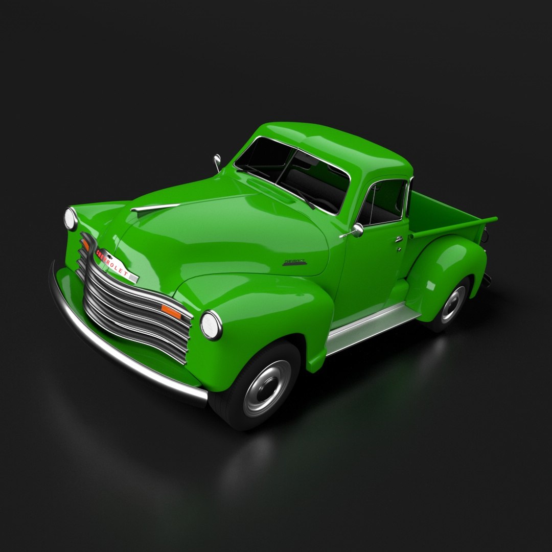 Chevrolet Advance Design Pickup Model - TurboSquid 2312445