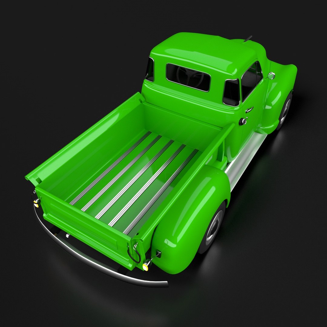 Chevrolet Advance Design Pickup Model - TurboSquid 2312445