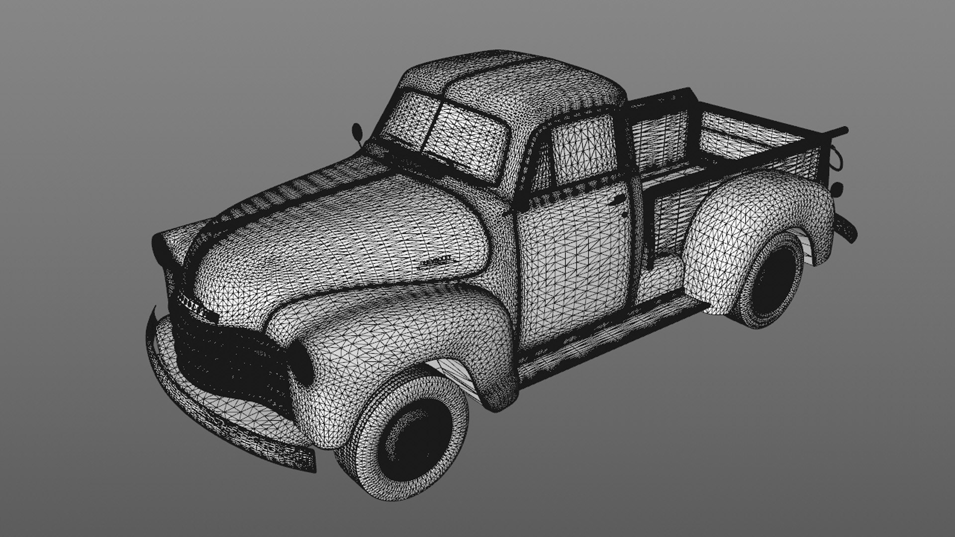 Chevrolet Advance Design Pickup Model - TurboSquid 2312445