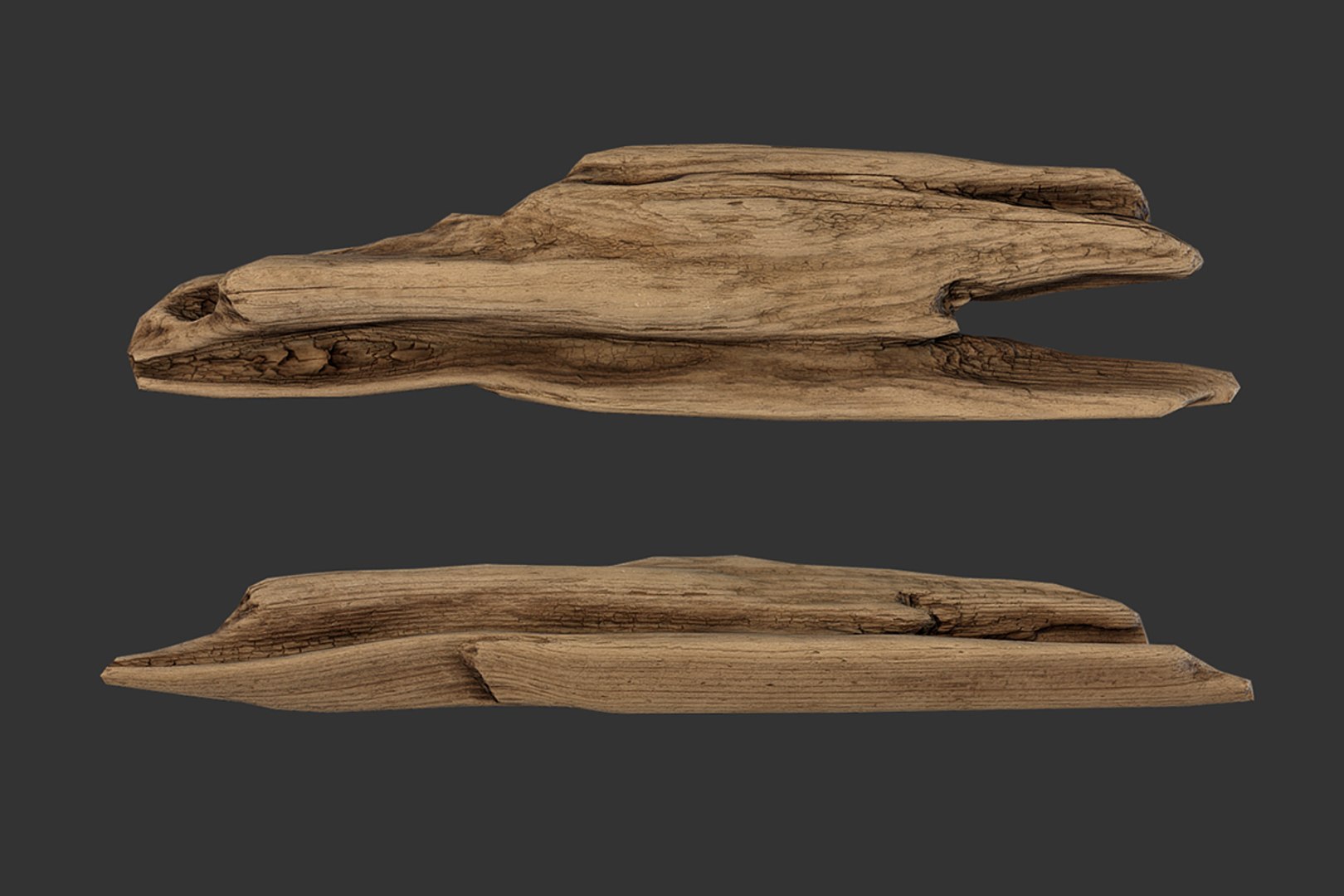 3D Plank Fragment Model - TurboSquid 1226347
