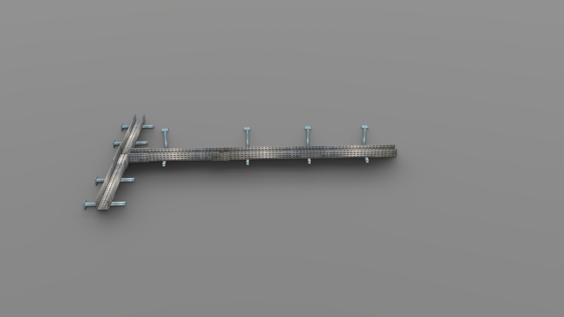 3D Cable Tray Asset - TurboSquid 2095577