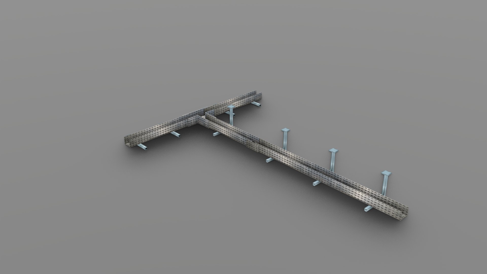 3D Cable Tray Asset - TurboSquid 2095577