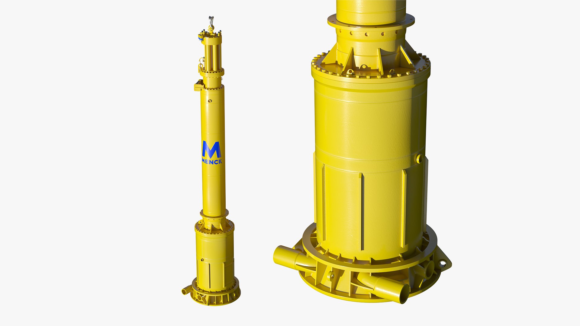Offshore Piling System MENCK 3D Model - TurboSquid 2341347