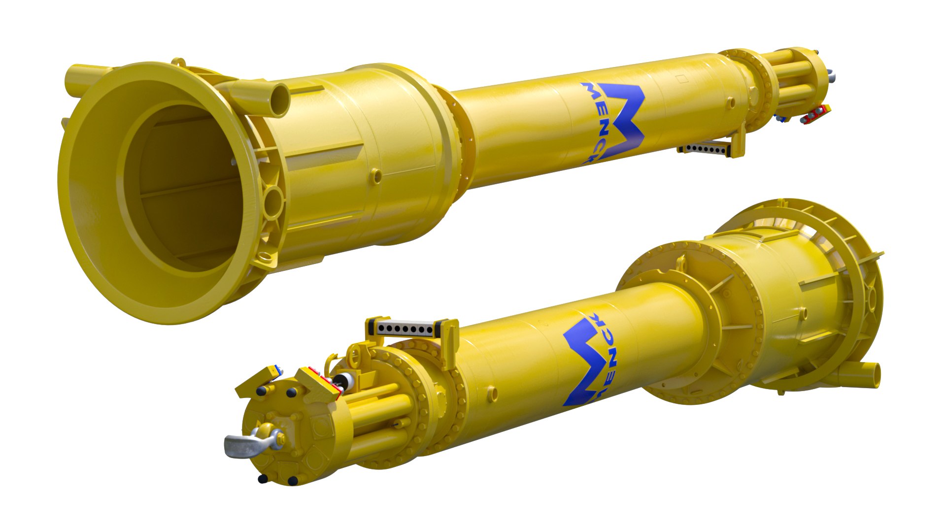 Offshore Piling System MENCK 3D Model - TurboSquid 2341347