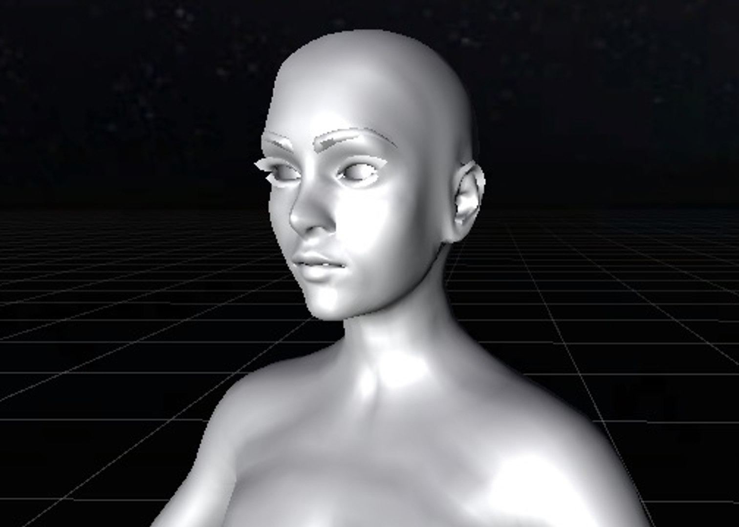 Character Female Basic 3d Model