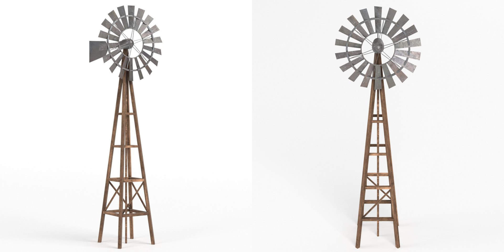 Max Windmill Asset Rendered