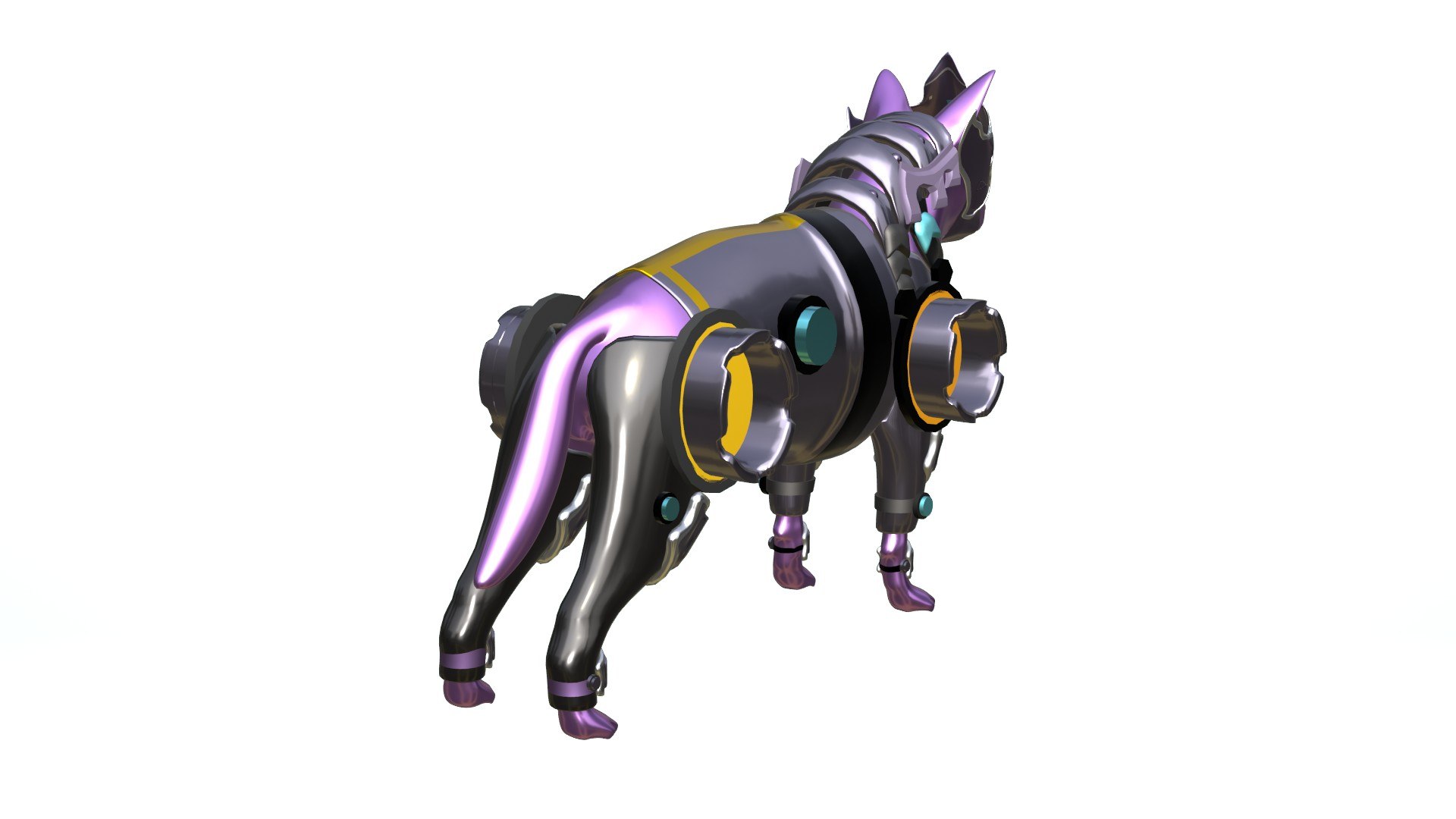 Dog Sci-fi Armor 3D Model - TurboSquid 2153007