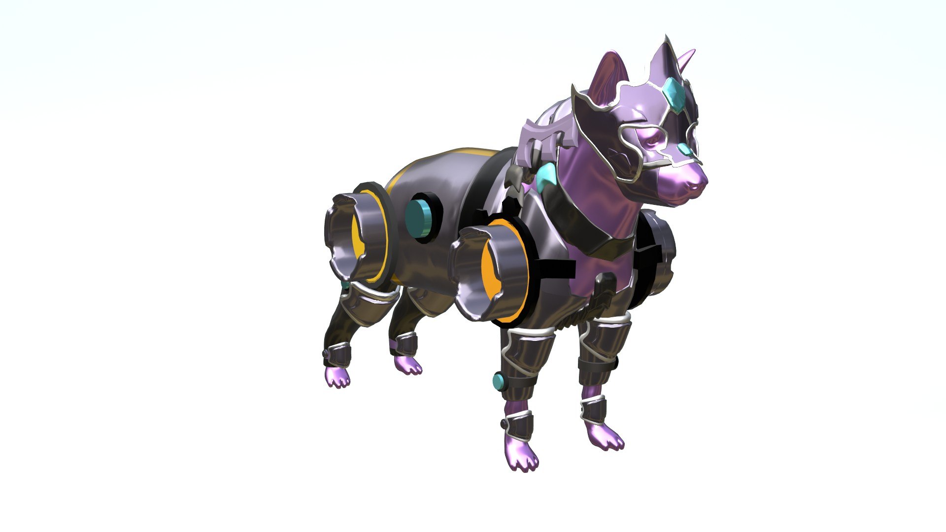 Dog Sci-fi Armor 3D Model - TurboSquid 2153007