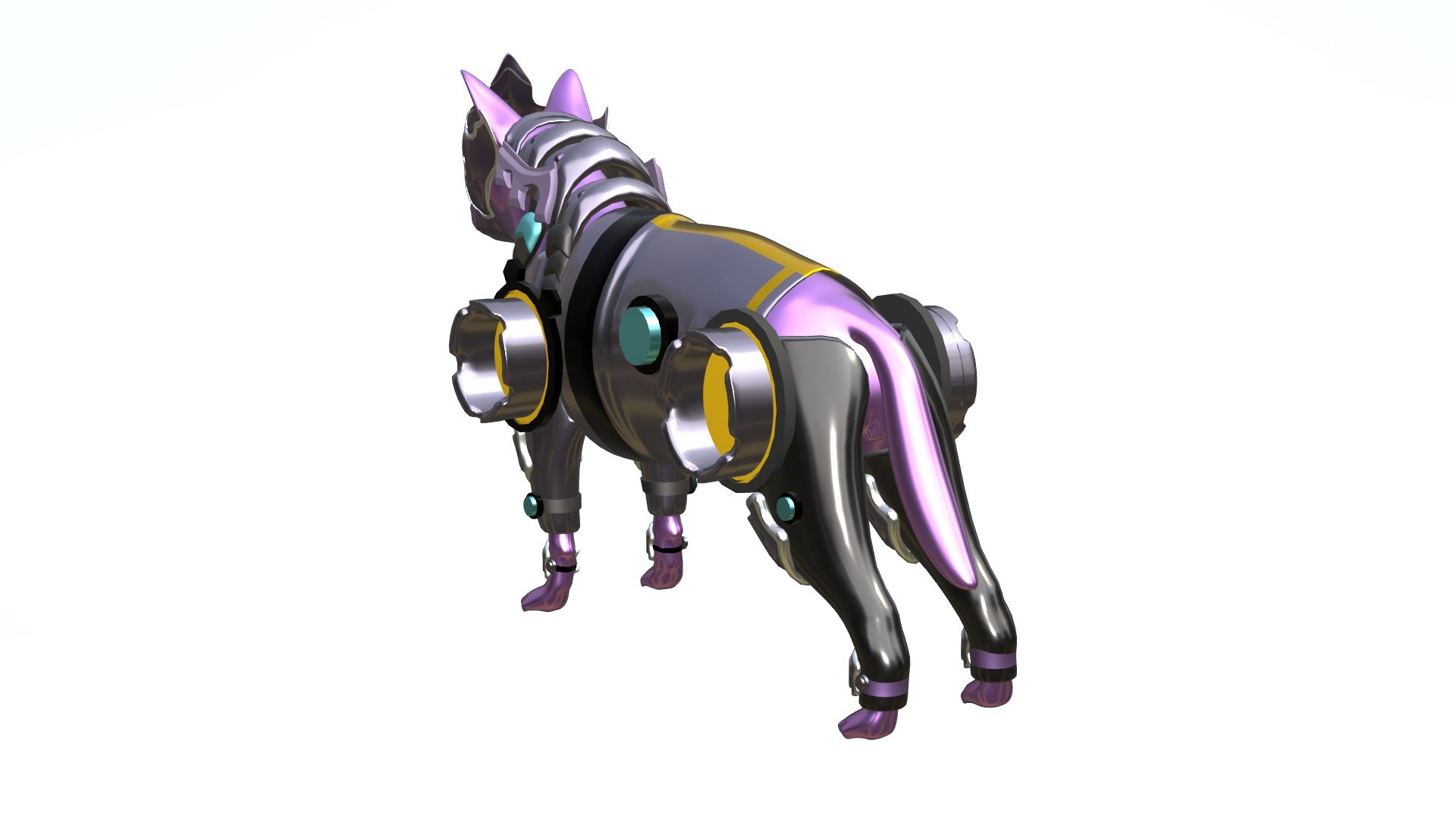 Dog Sci-fi Armor 3D Model - TurboSquid 2153007
