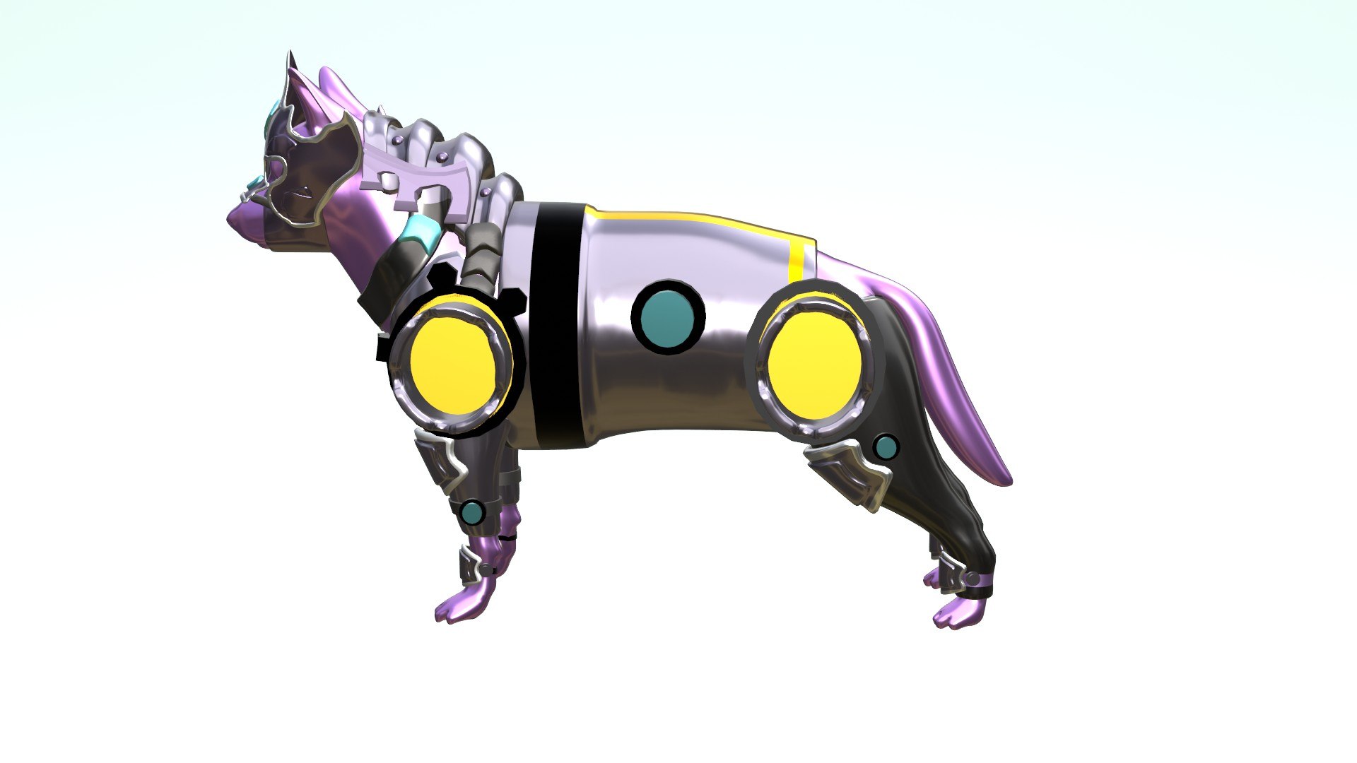 Dog Sci-fi Armor 3D Model - TurboSquid 2153007