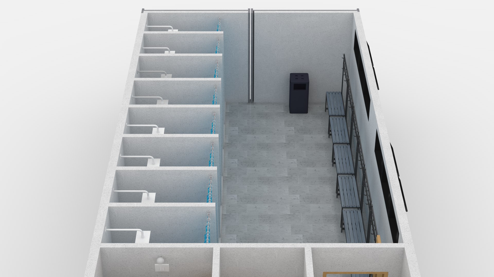 3D Container Changing Room Model - TurboSquid 1771618