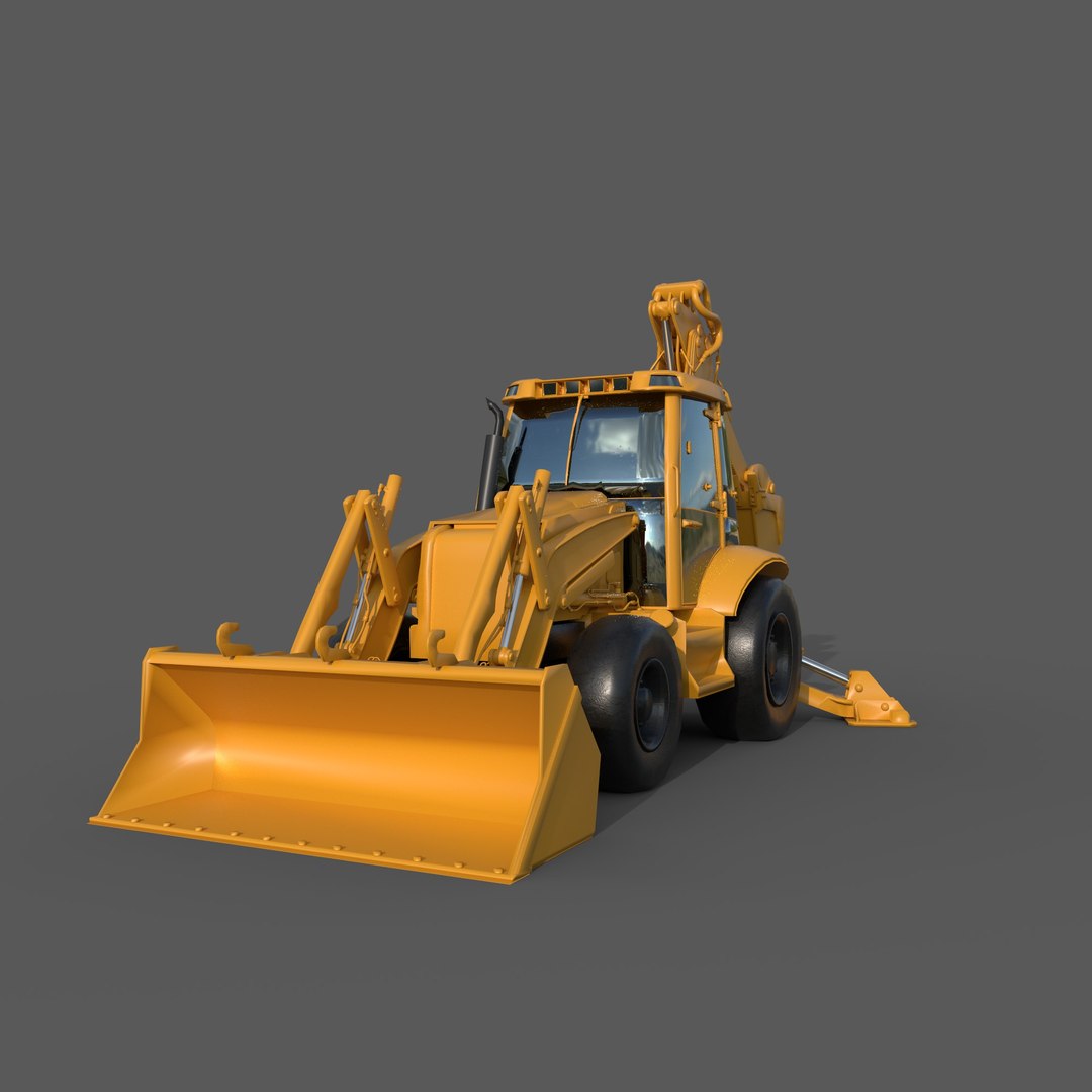 3D Model Backhoes - TurboSquid 2114496