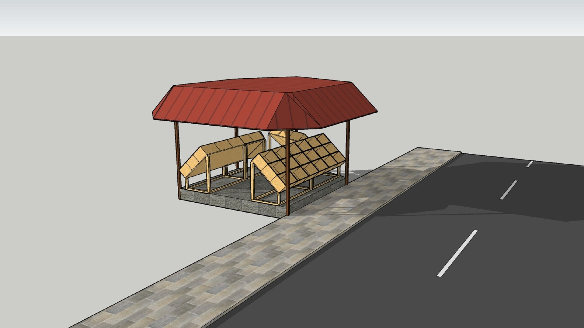 Stall Vegetable Model - TurboSquid 1679864