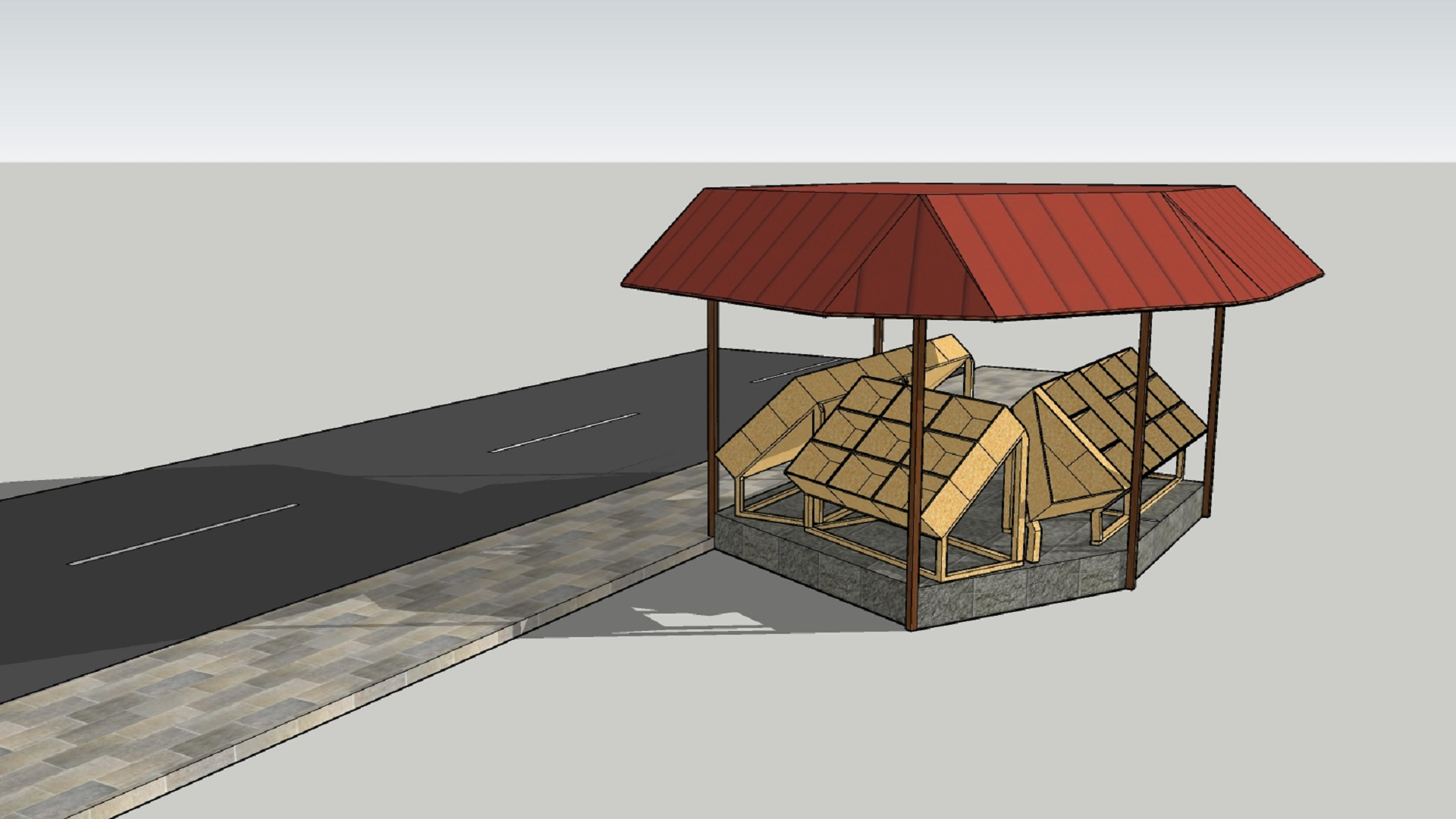 Stall vegetable model - TurboSquid 1679864