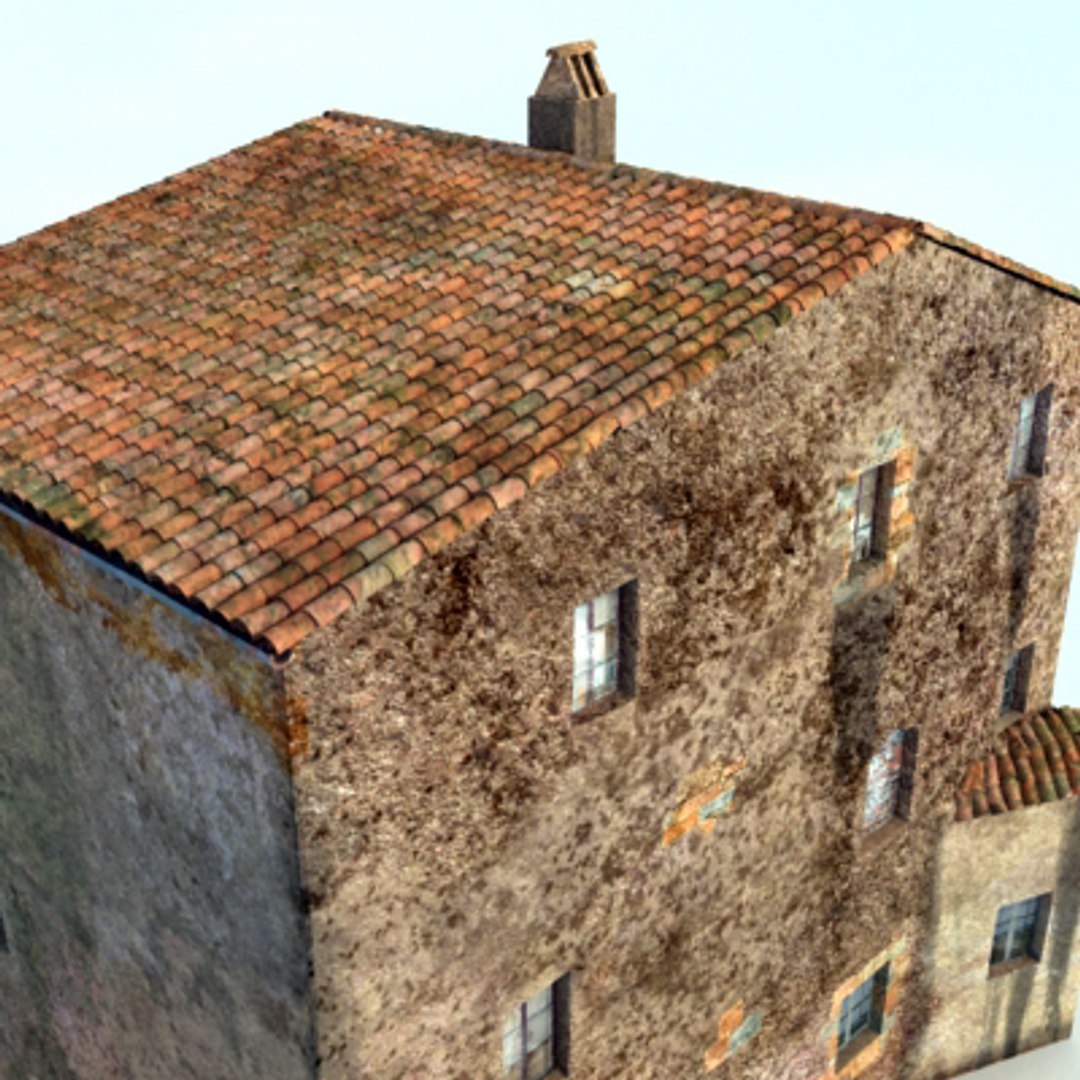 dirty old house 3d model