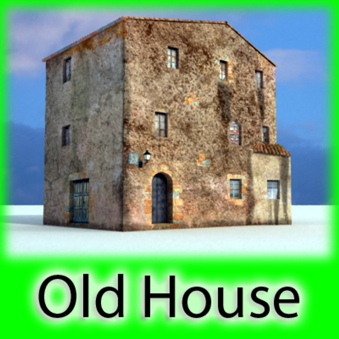 dirty old house 3d model