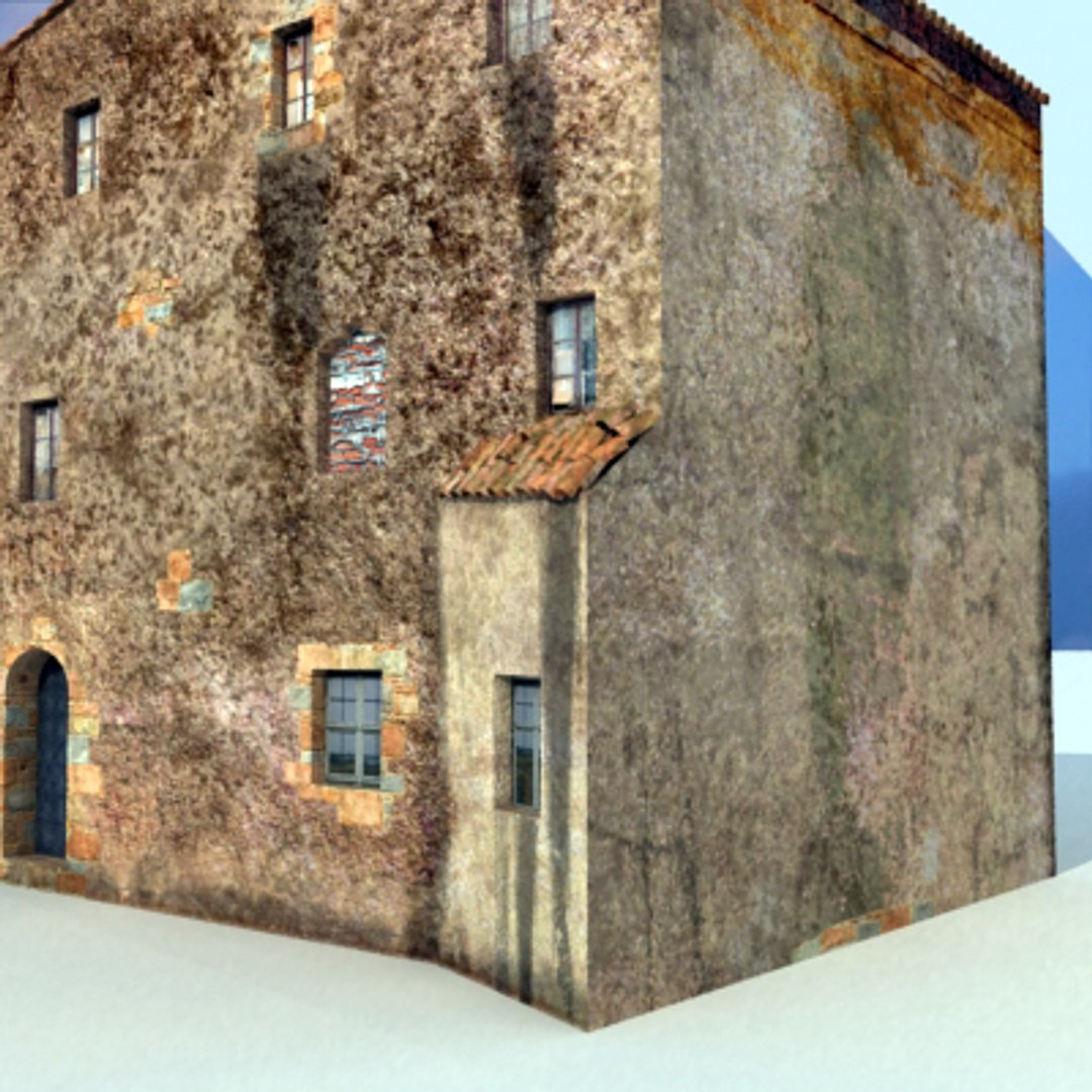dirty old house 3d model