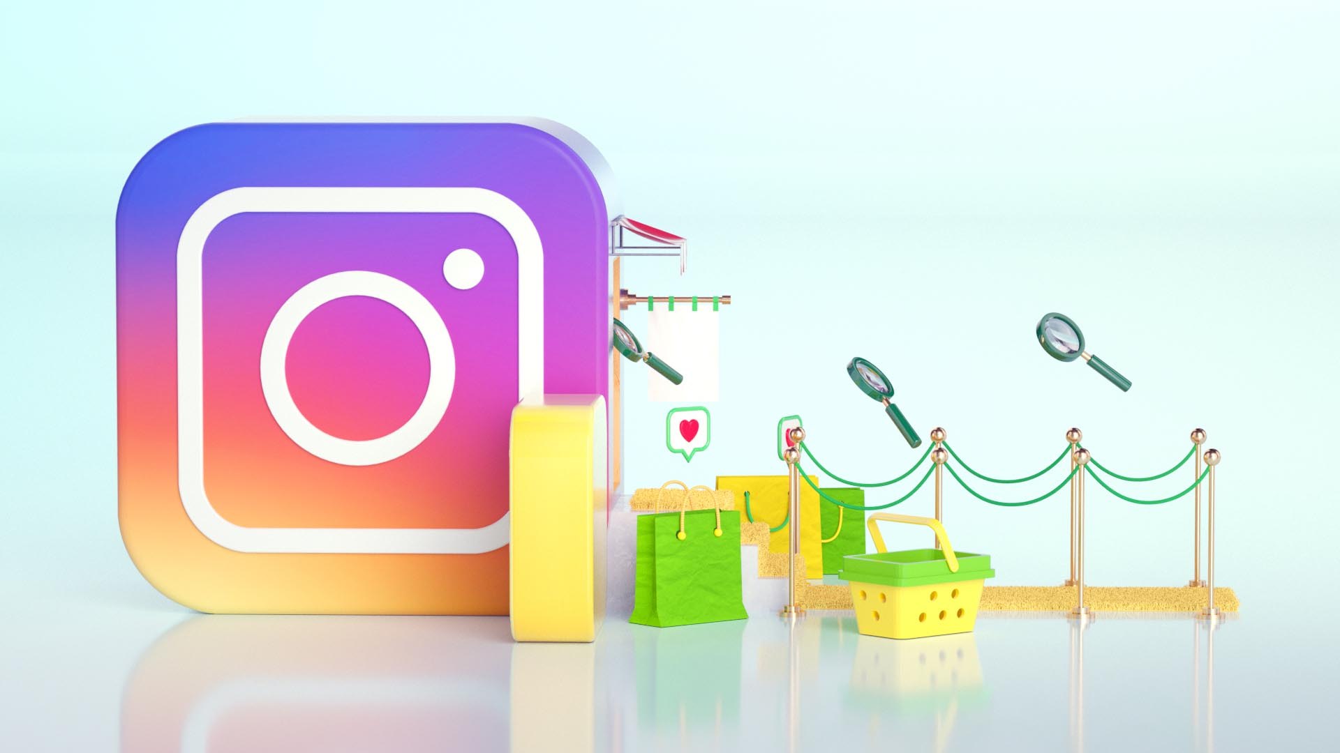 Instagram Shop 3D model - TurboSquid 2181790