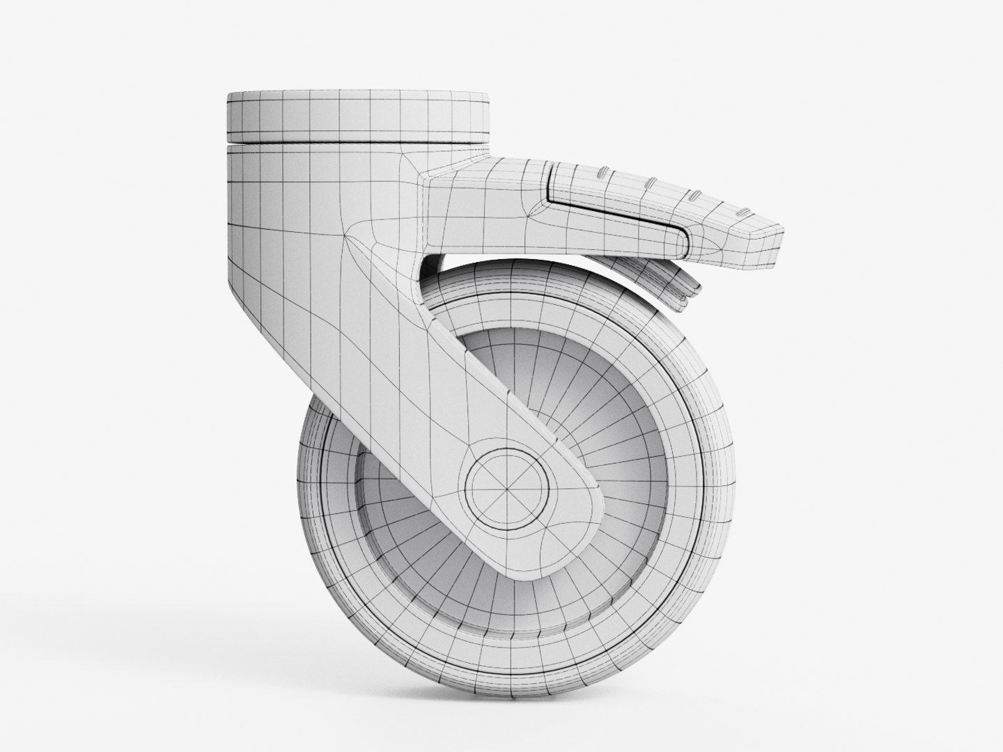 Plastic Caster Wheel 3D Model | 1147957 | TurboSquid
