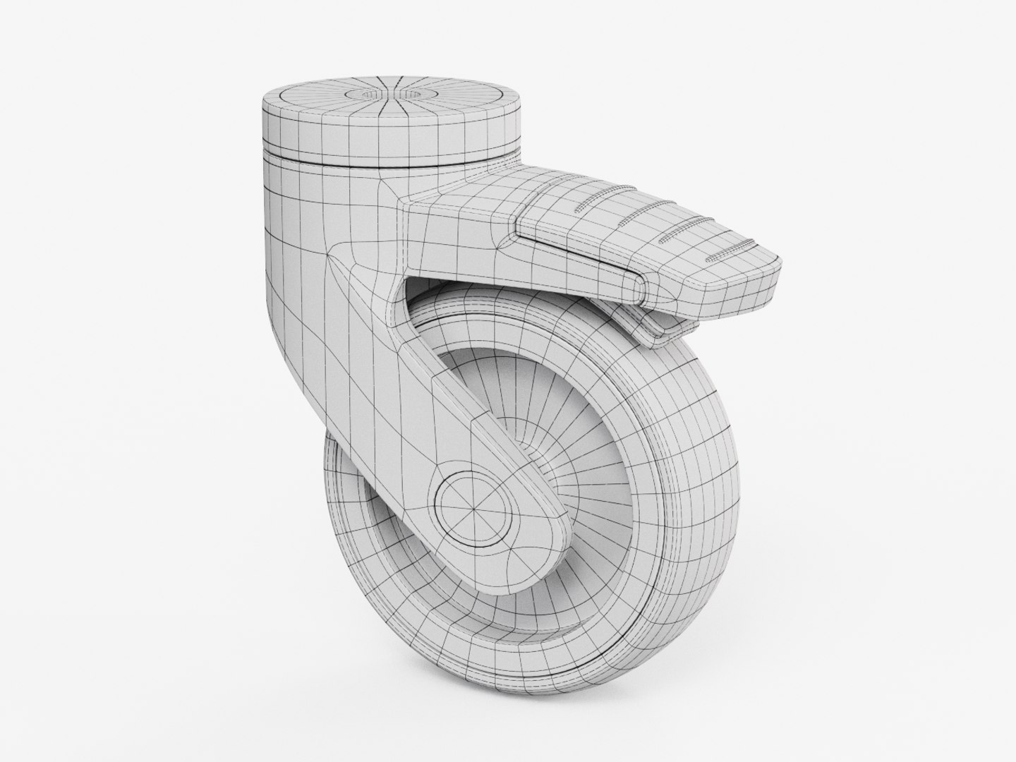 Plastic Caster Wheel 3D Model | 1147957 | TurboSquid