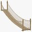 3d model rope bridge
