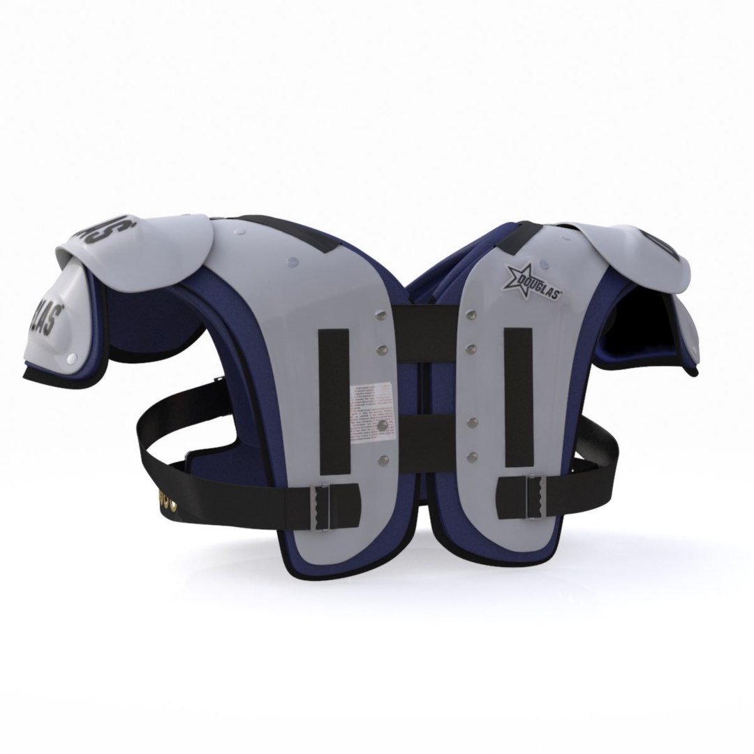3d Model Football Shoulder Pads