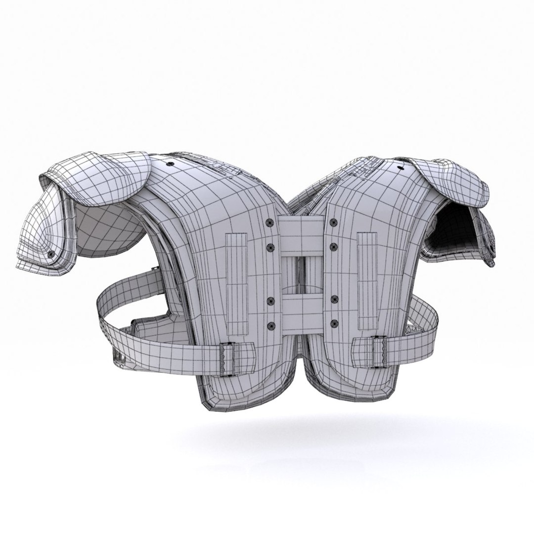 3d Model Football Shoulder Pads