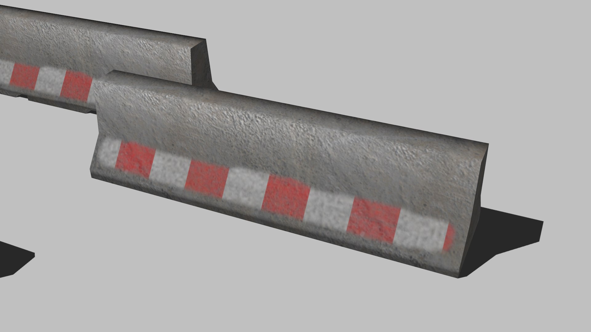 Asset Barriers 3d Model