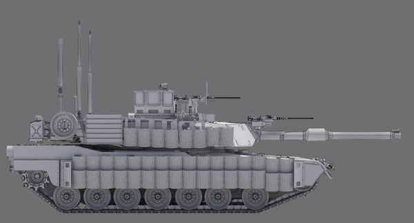 M1a2 abrams sep tusk model - TurboSquid 1374133