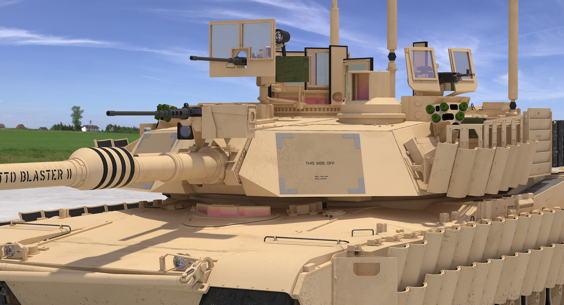 M1A2 Abrams SEP TUSK II (Desert Color - US Army) Model 3D - TurboSquid ...