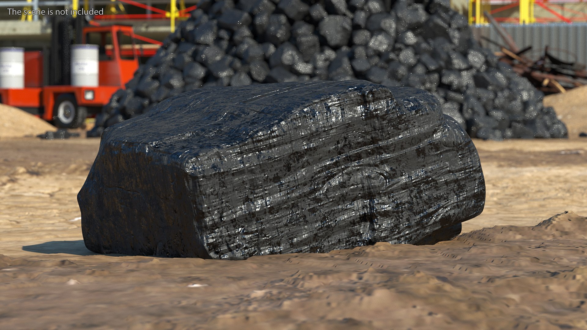 3D Lump of Coal - TurboSquid 1735853