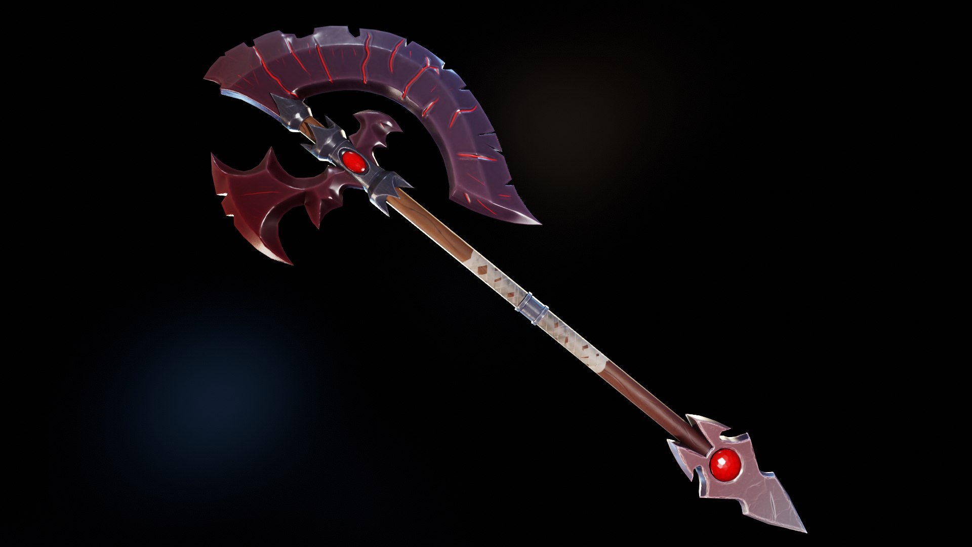 Vampiric Two-handed Axe Model - TurboSquid 2217933