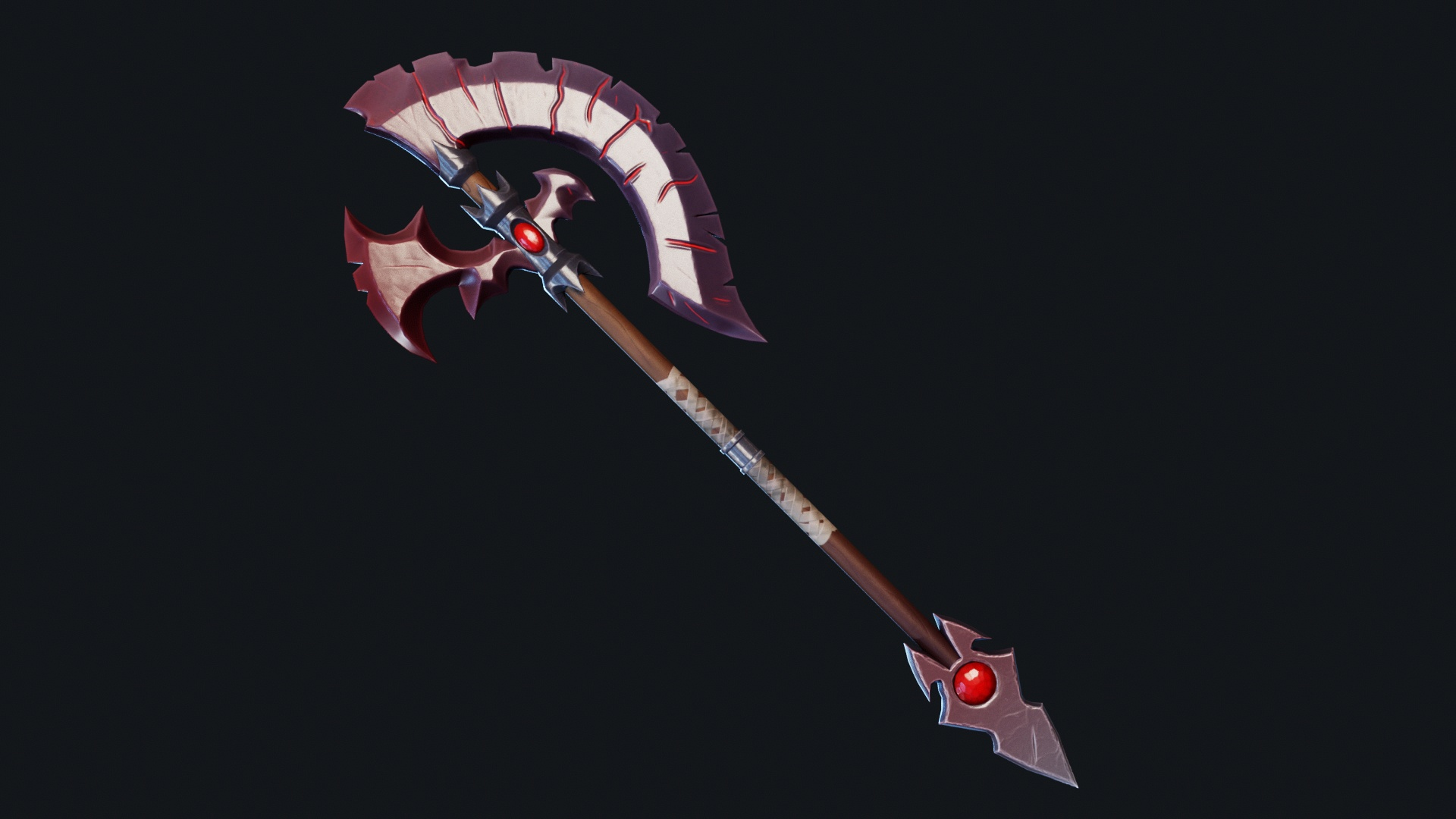 Vampiric Two-handed Axe Model - TurboSquid 2217933