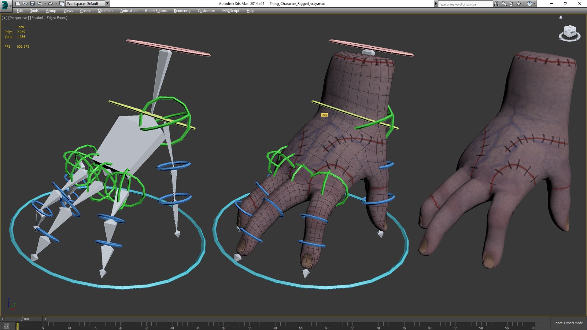 Thing Character Rigged 3D model - TurboSquid 2071678
