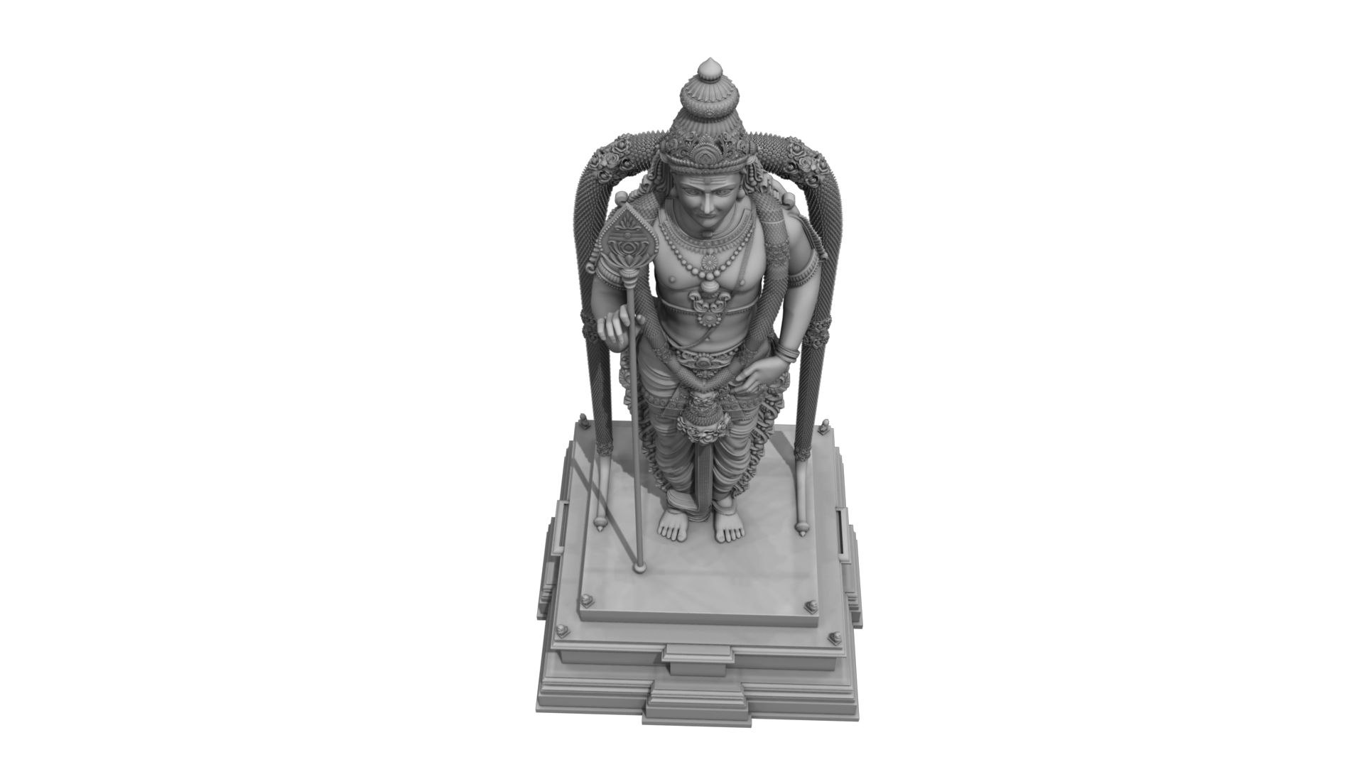 3D Lord Murugan Statue Model - TurboSquid 1855912