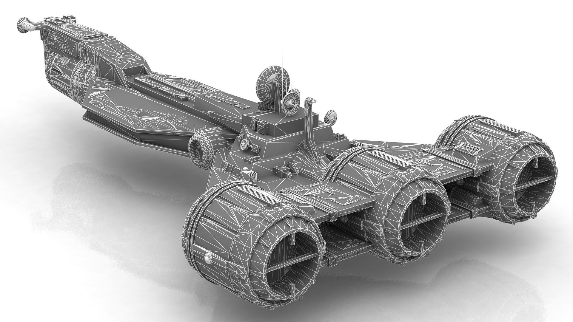 Star wars spaceship cruiser 3D model - TurboSquid 1627895