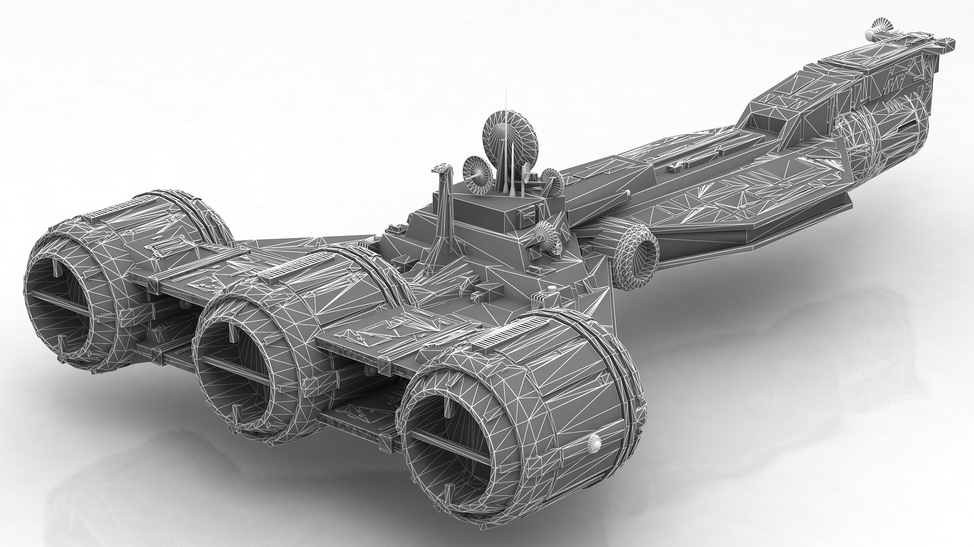 Star wars spaceship cruiser 3D model - TurboSquid 1627895