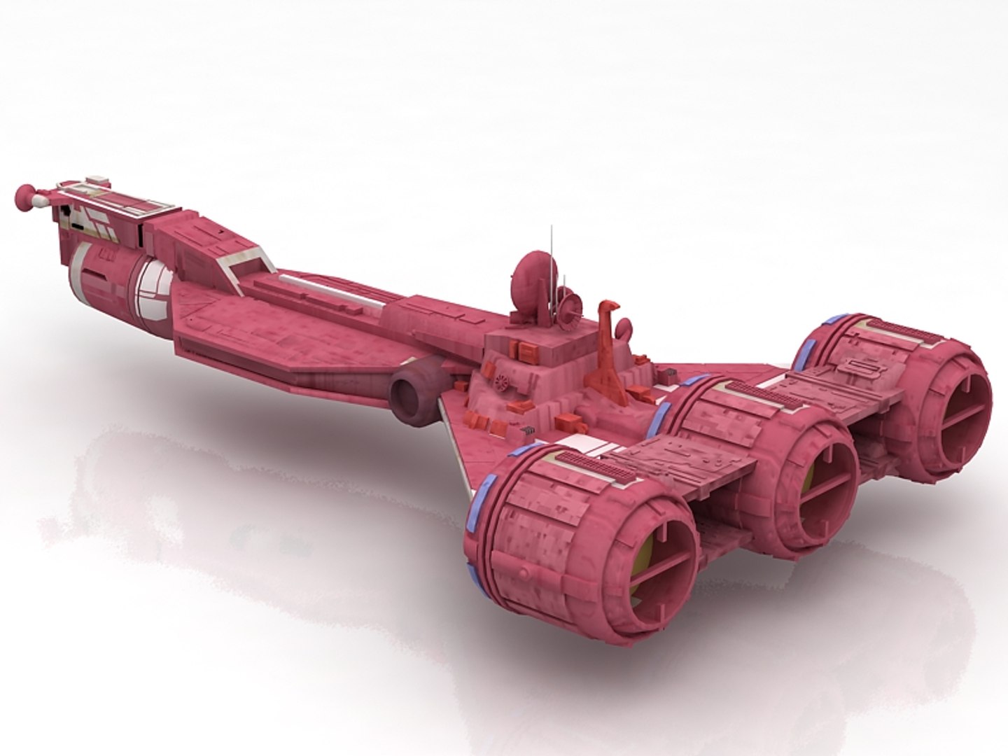 Star wars spaceship cruiser 3D model - TurboSquid 1627895