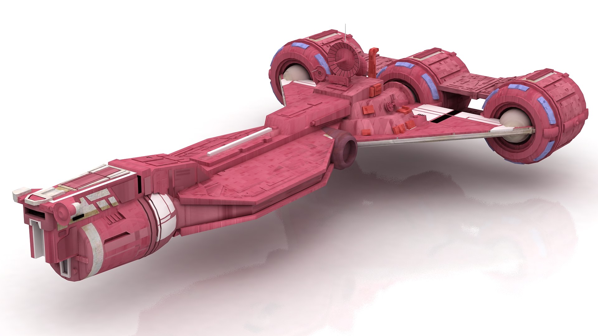Star wars spaceship cruiser 3D model - TurboSquid 1627895