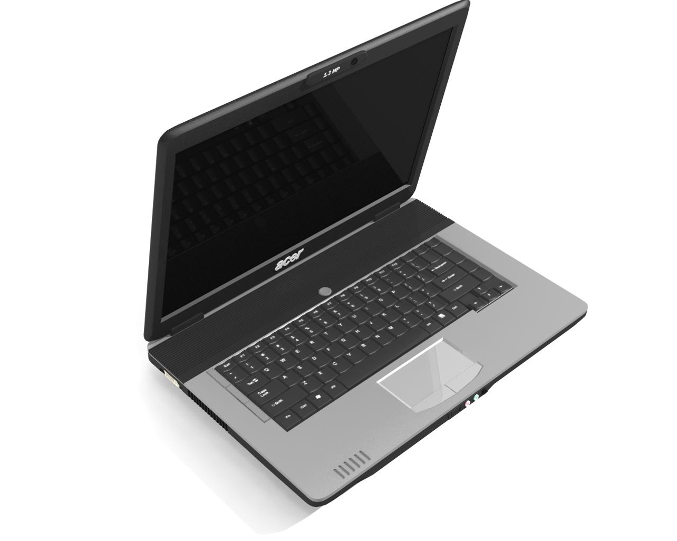 acer laptop 3d obj