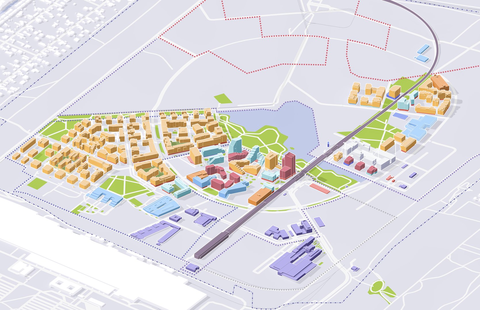 Aspern Seestadt Vienna Austria 3D Model - TurboSquid 2083532