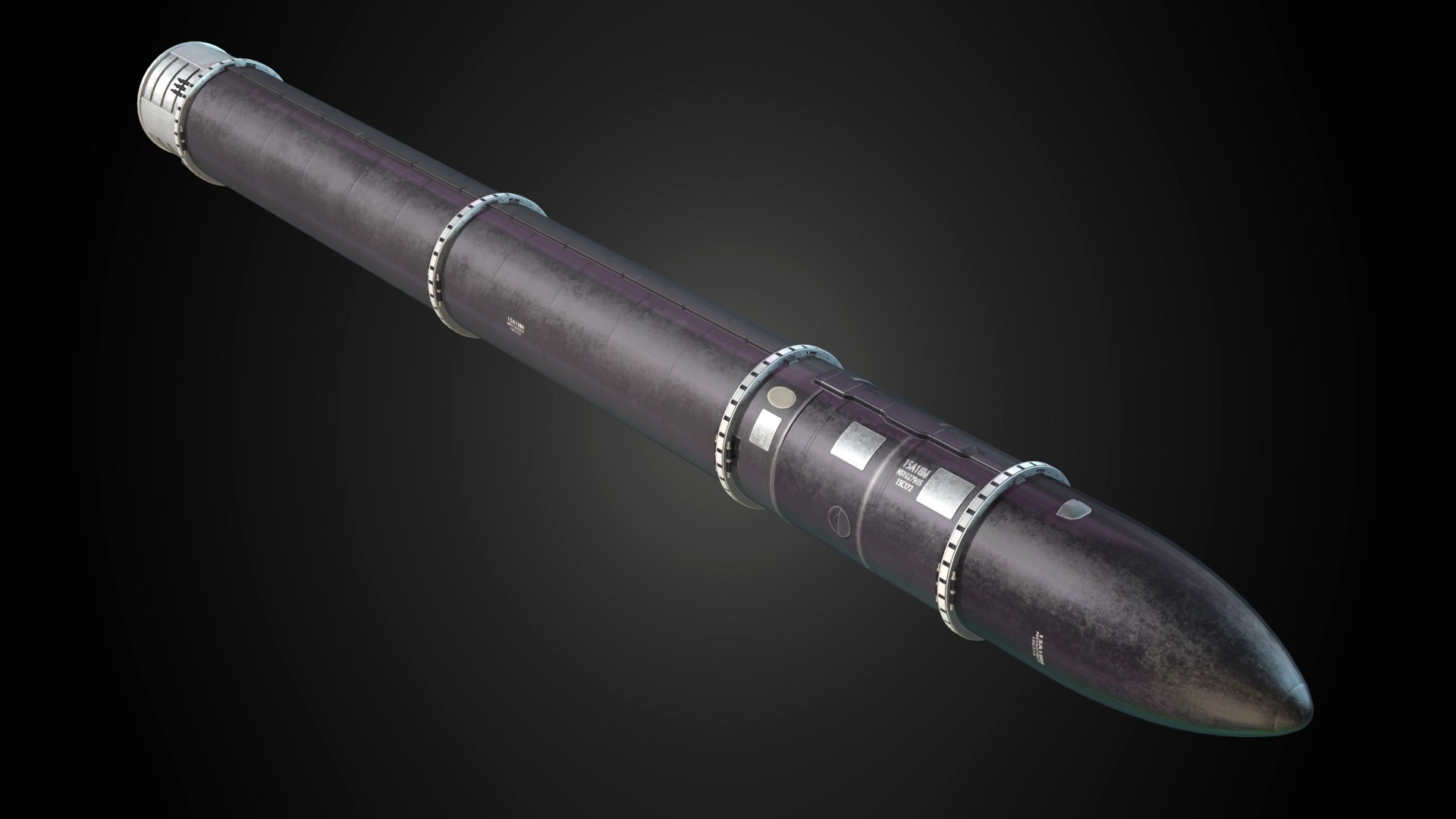 3D RS-28 Sarmat Missile - TurboSquid 2347882